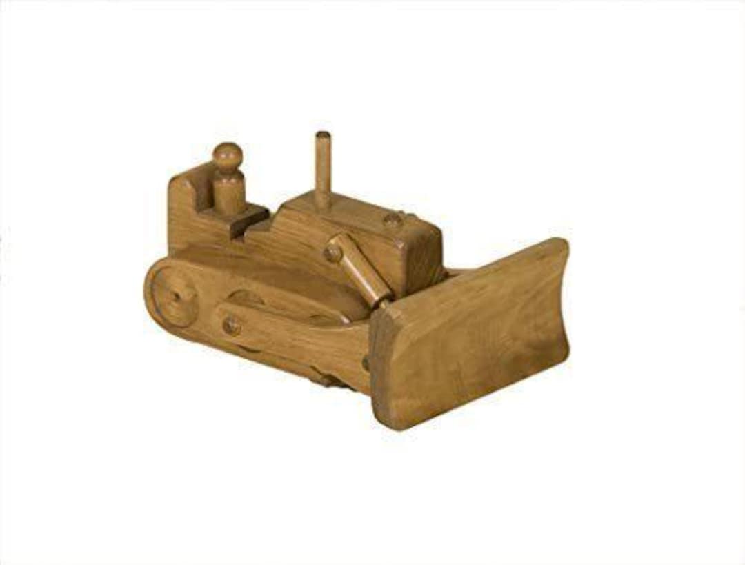 Amishtoybox.com Wooden Bulldozer Toy, Child Safe Finish - Etsy