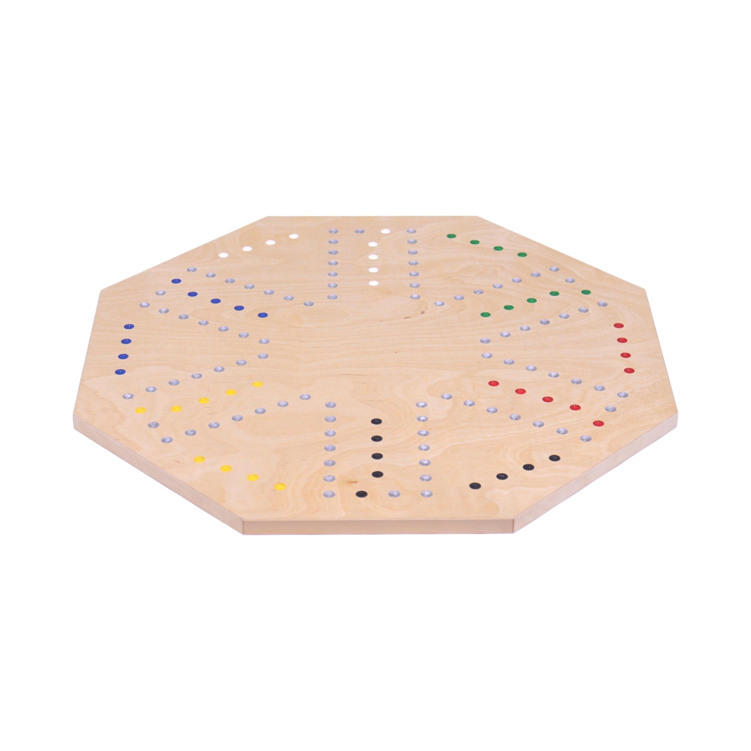 Amishtoybox.com Marble Chase (cards N' Marbles) Wooden Game Set ...