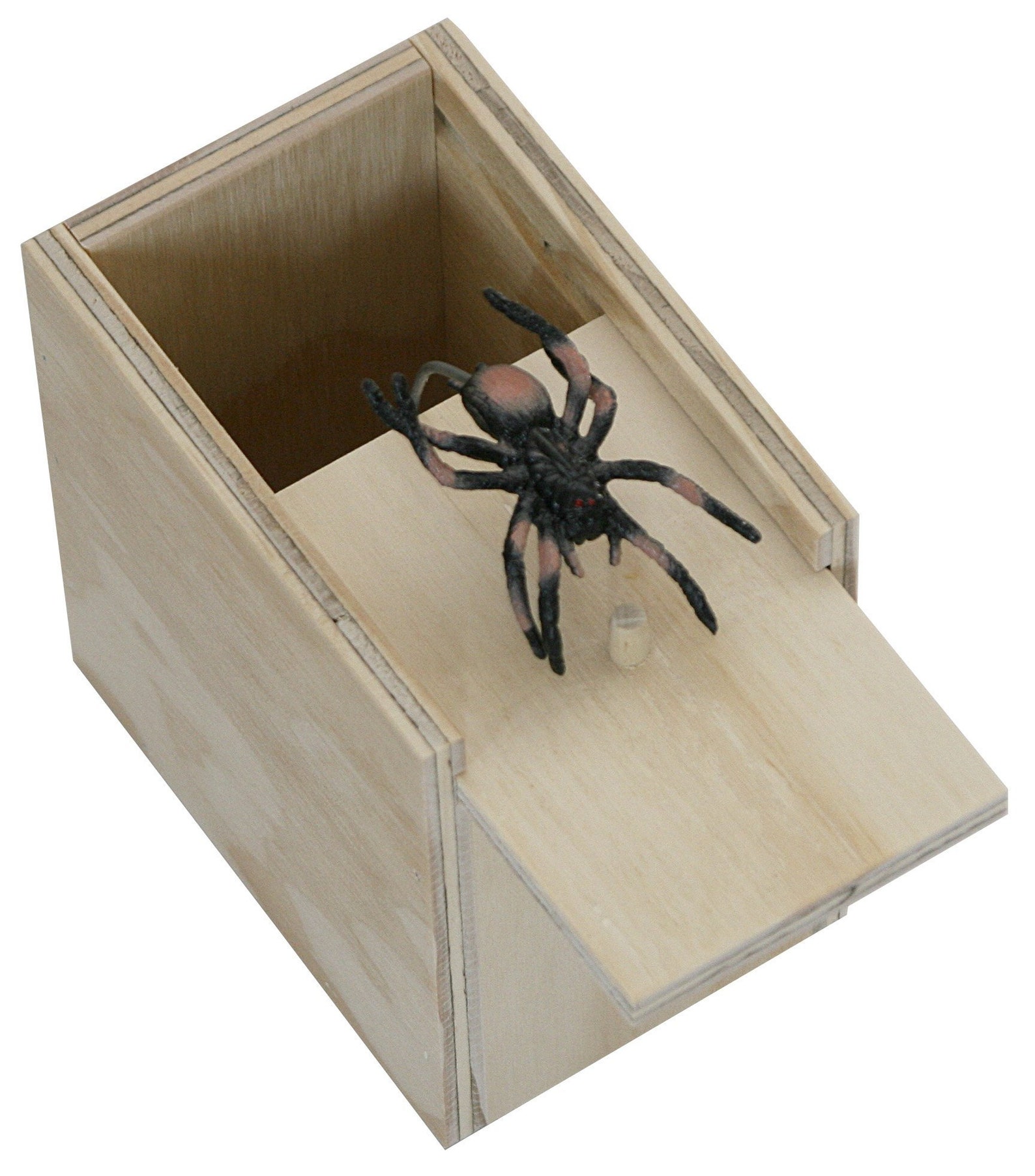 Wooden Spider Surprise Prank Box Toy Amish-made - Etsy