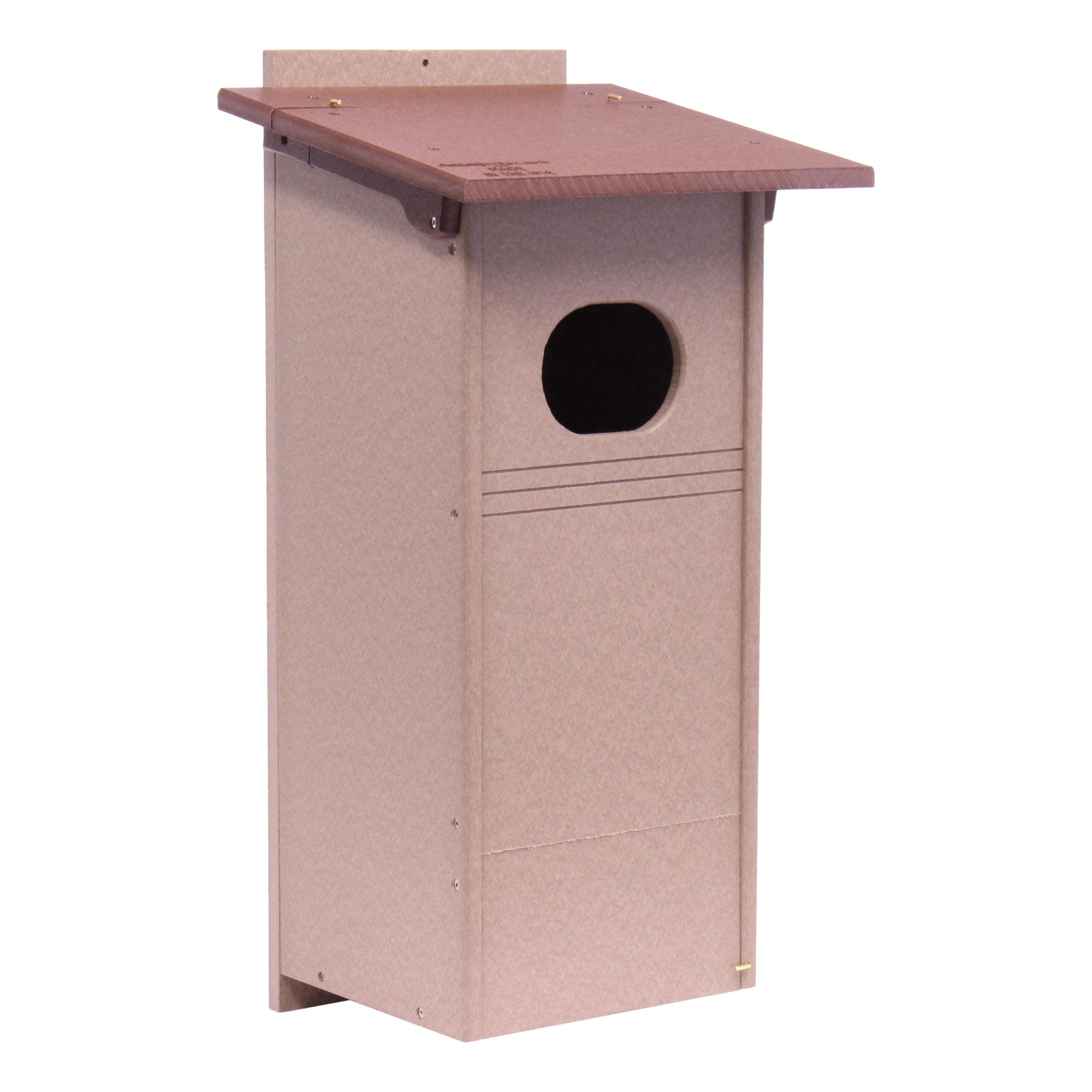 Amish-made Wood Duck Bird House, Made With Durable Poly Lumber, Post ...