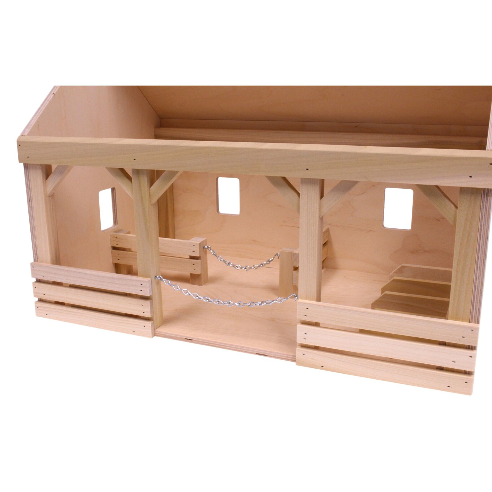 Amishtoybox.com Large Wooden A-frame Barn Toy With Hay Loft - Etsy