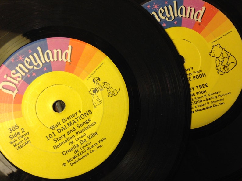 READ-ALONG RECORDS, Walt Disney Books, Disneyland Records, 7", Jungle ...