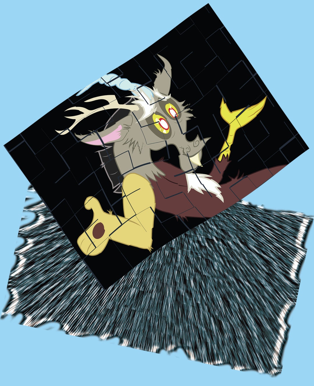 Discord Poster, Cartoon Style Illustration, Teepublic, Semi-gloss ...