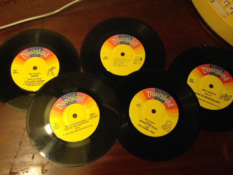 READ-ALONG RECORDS, Walt Disney Books, Disneyland Records, 7", Jungle ...