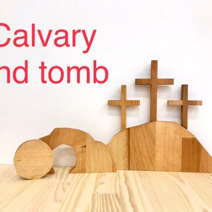 Resurrection Scene Easter Decor Religious Easter Nativity Set Easter ...
