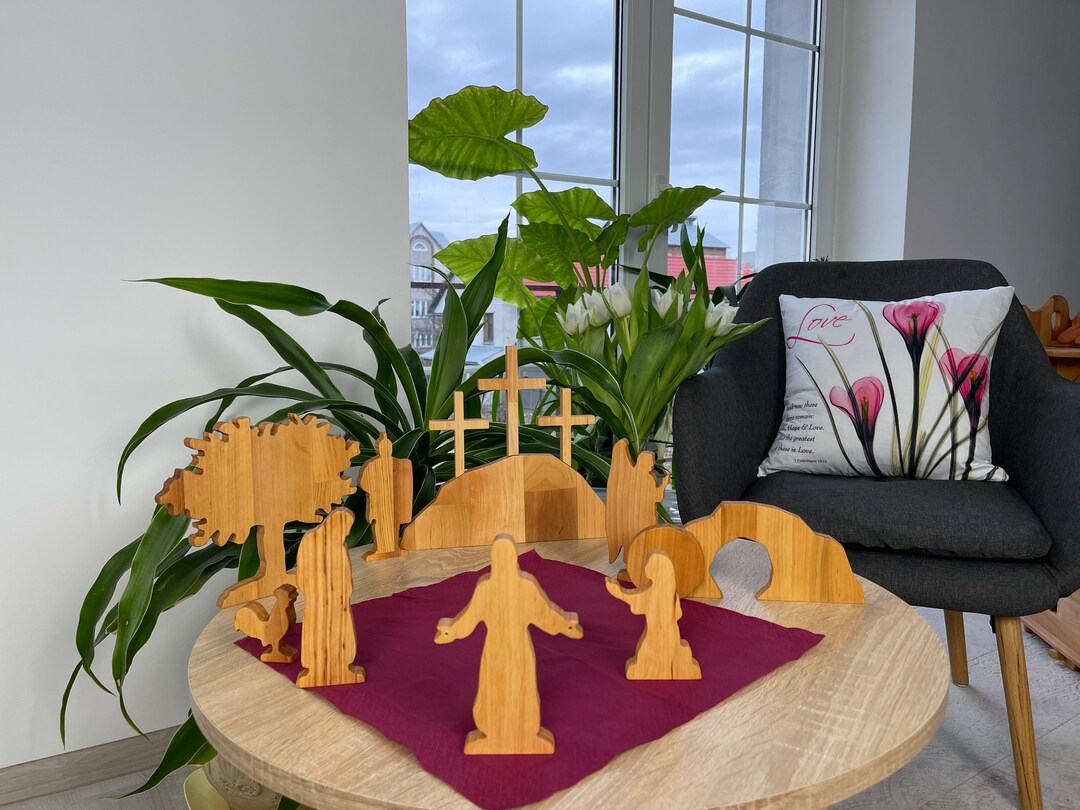 Easter Display Lenten Piece Easter Scene Easter Nativity Sets Story of ...