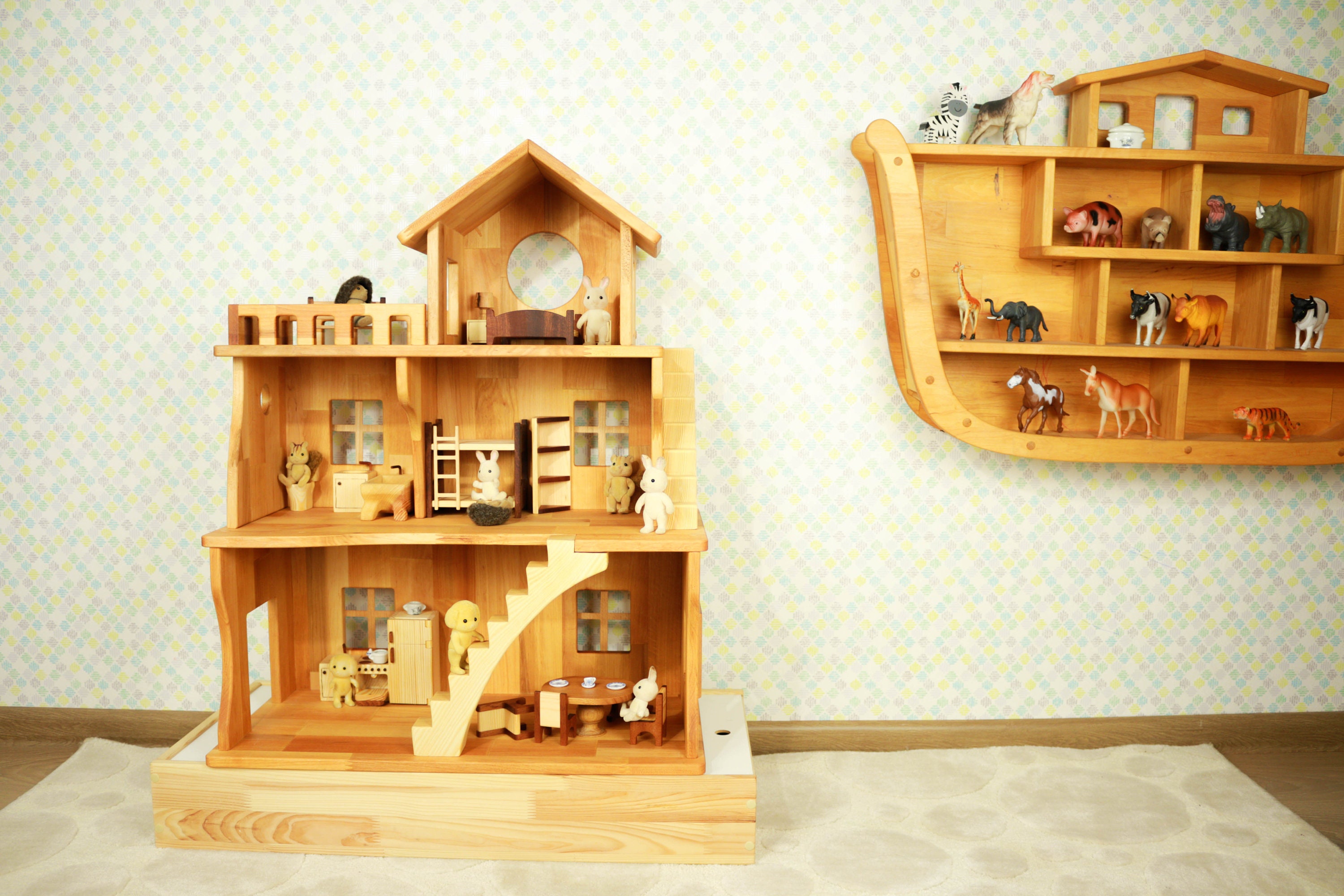 Wooden Dollhouse Furniture Kits at Conrad Williams blog