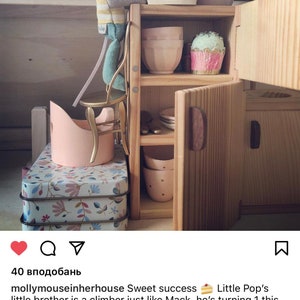 Maileg Kitchen Set Christmas Kids Gift 1st Birthday Niece Fridge Stove ...