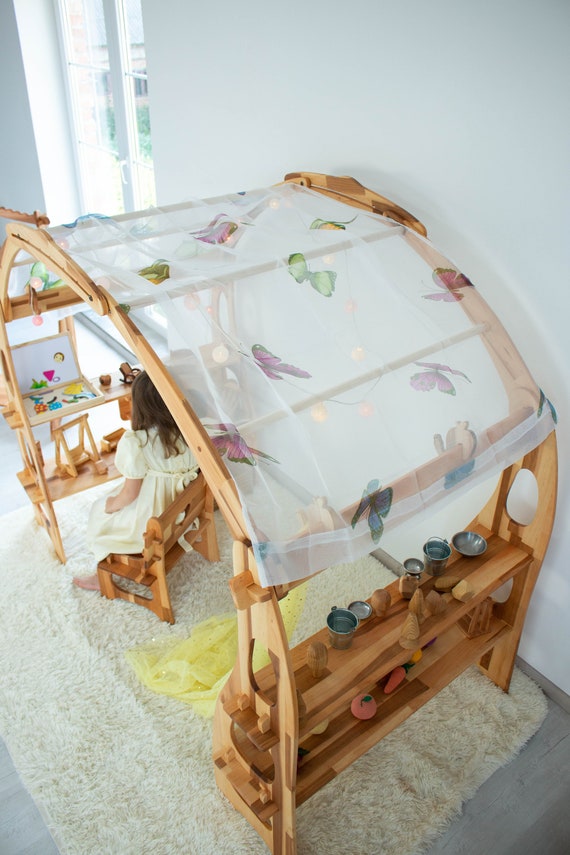 Waldorf Fabric Butterfly Canopy for Playstands Kids Birthday - Etsy
