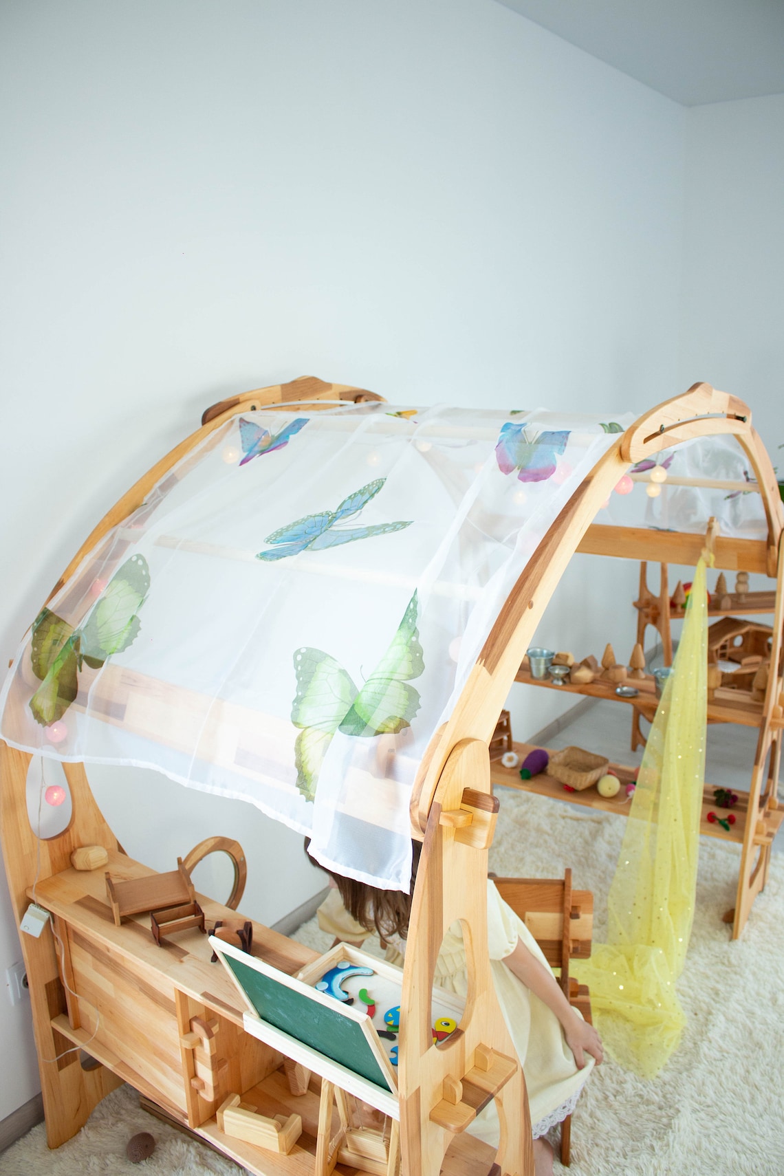 Waldorf Fabric Butterfly Canopy for Playstands Kids Birthday - Etsy