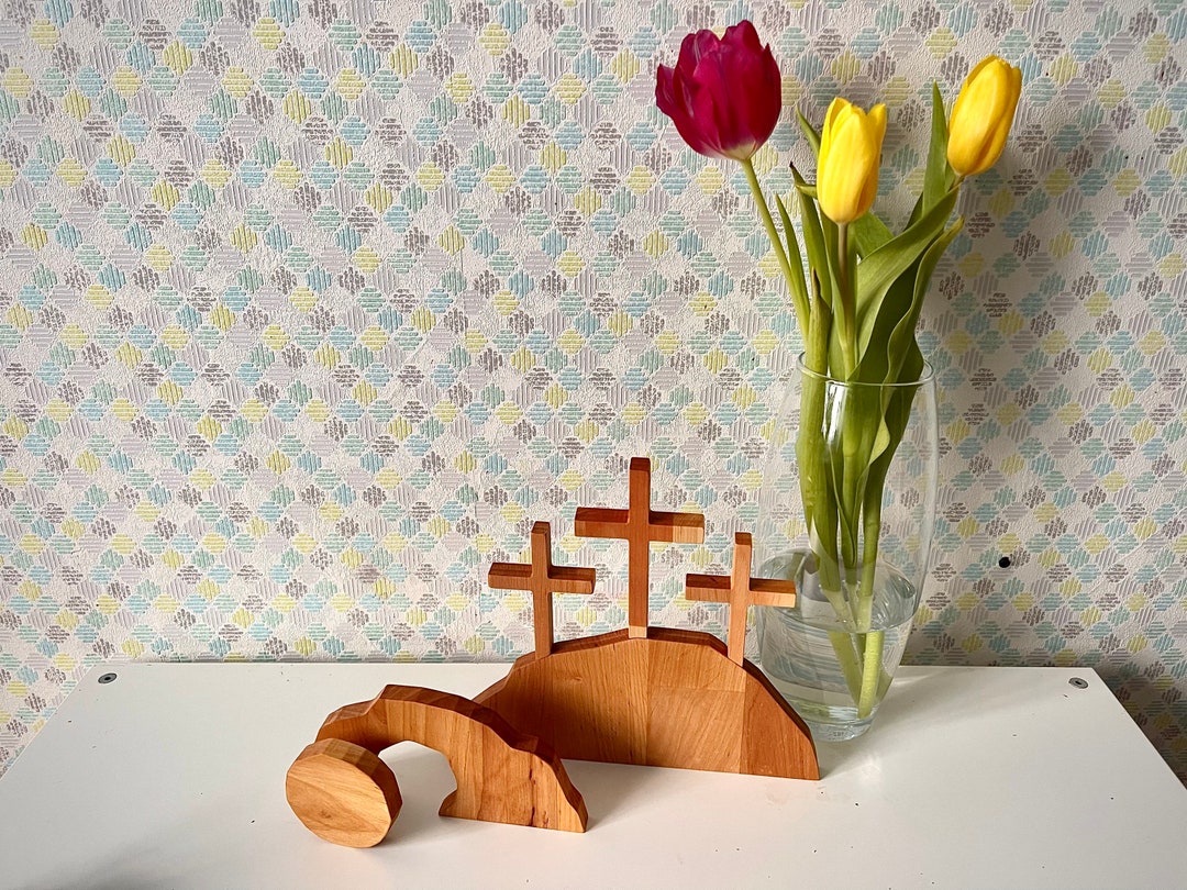 Resurrection Scene Easter Decor Religious Easter Nativity Set Easter ...