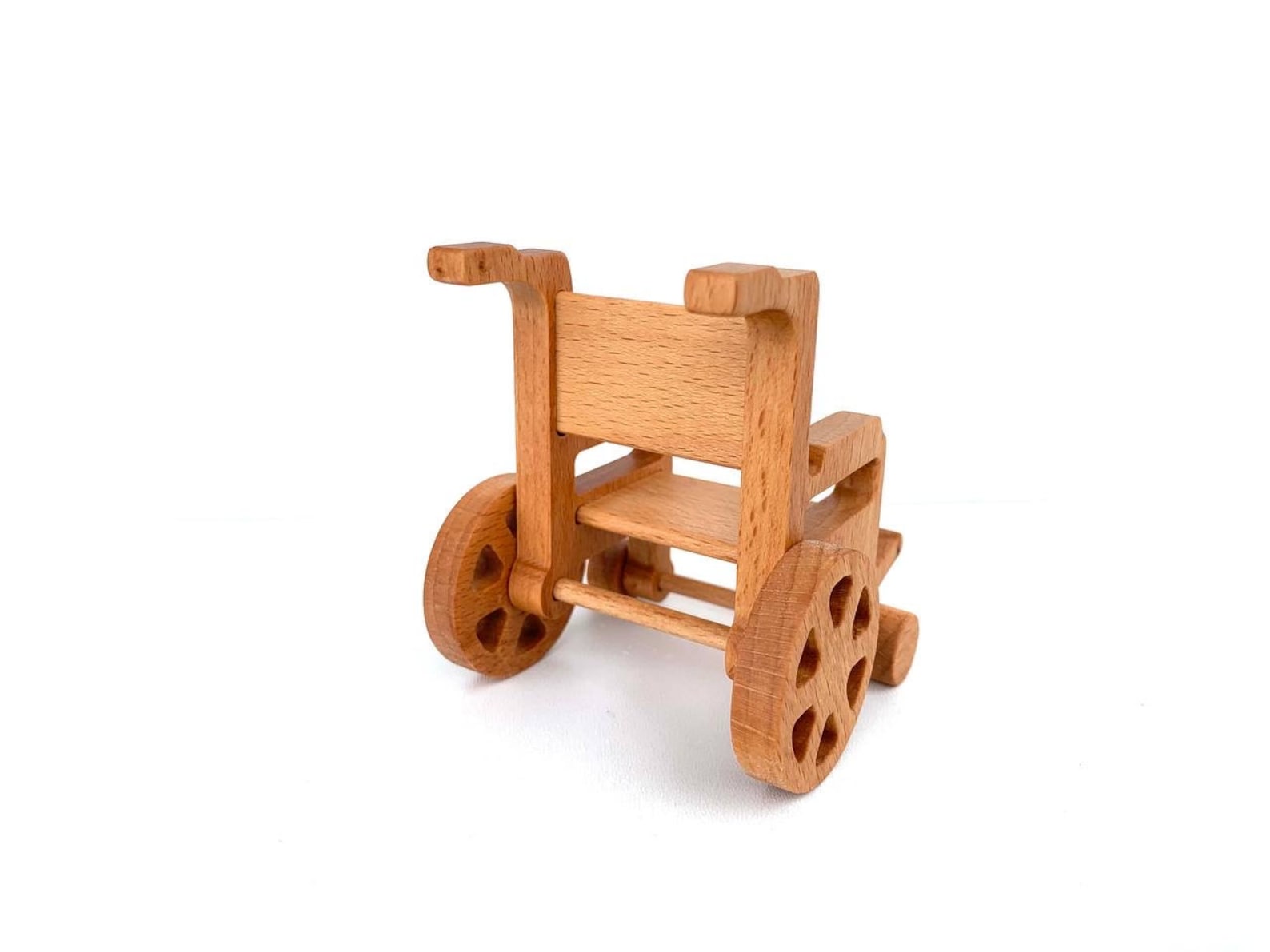 Wheelchair for Dollhouse Play Wooden Eco Toy Preschool Kindergarten ...