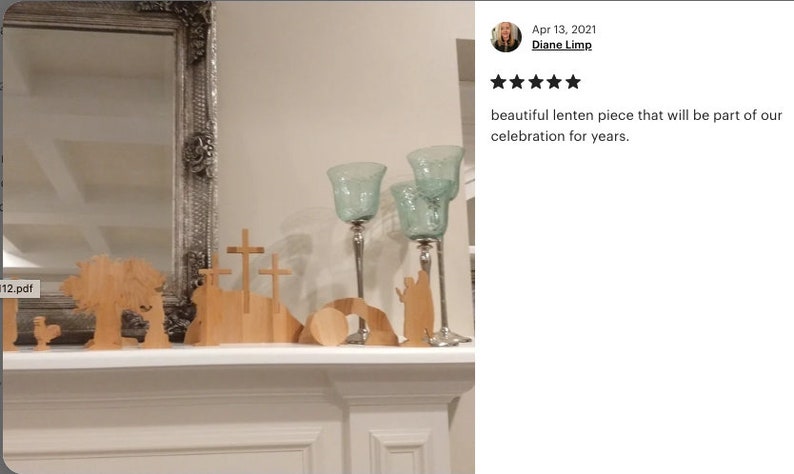 Resurrection Scene Easter Decor Religious Easter Nativity Set Easter ...