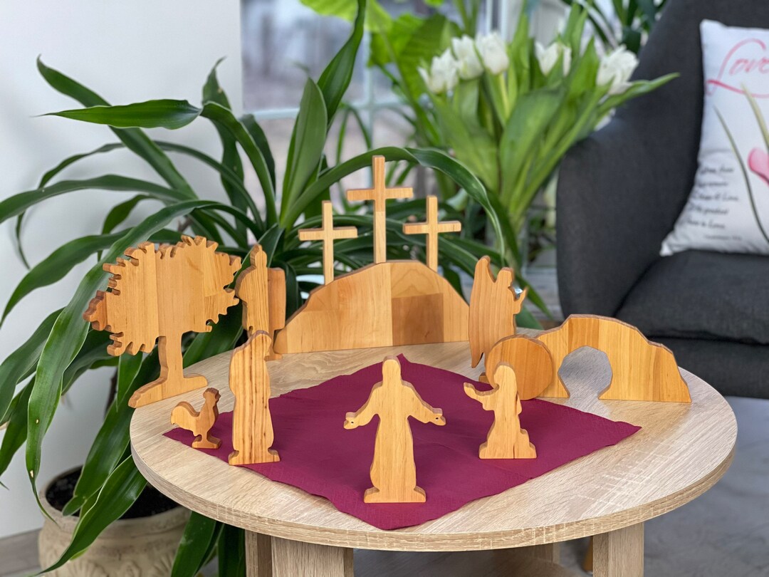 Easter Display Lenten Piece Easter Scene Easter Nativity Sets Story of ...