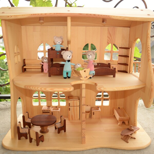 Handmade Dollhouse - Etsy