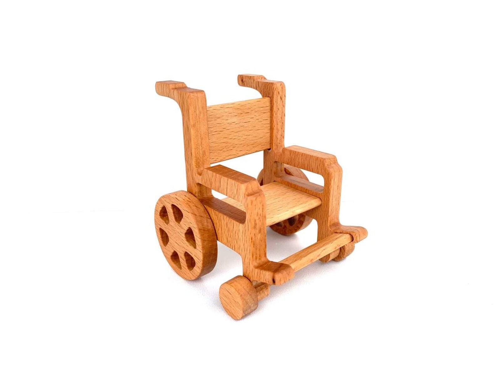 Wheelchair for dollhouse play Wooden eco toy Preschool | Etsy