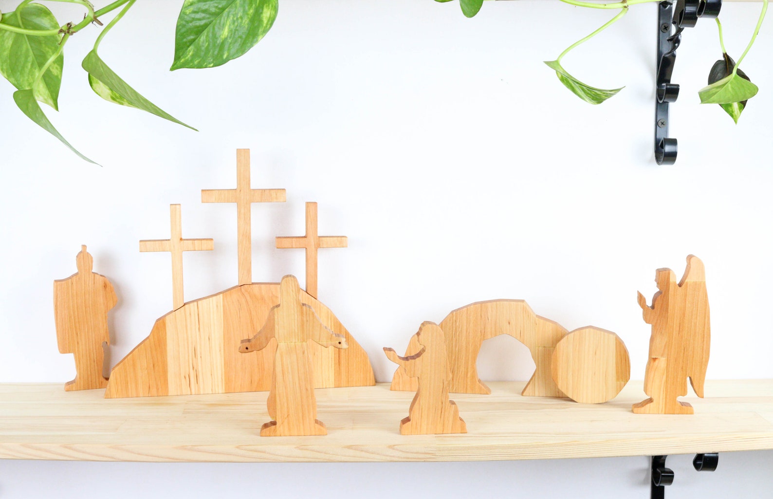 Resurrection Scene Easter Decor Religious Easter Nativity Set Easter ...