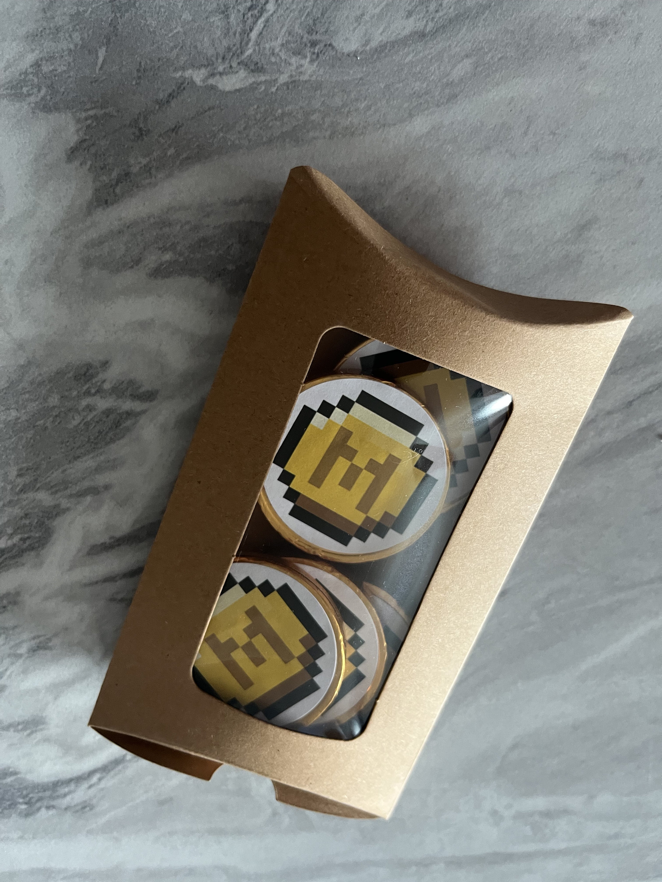 Minecraft Inspired Gold Coins in Gift Box - Etsy