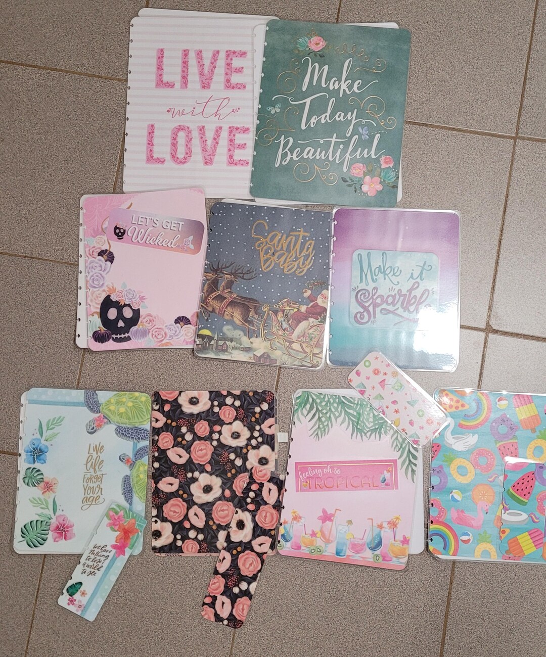 Lot of Custom Laminated Disc Planner Covers - Etsy