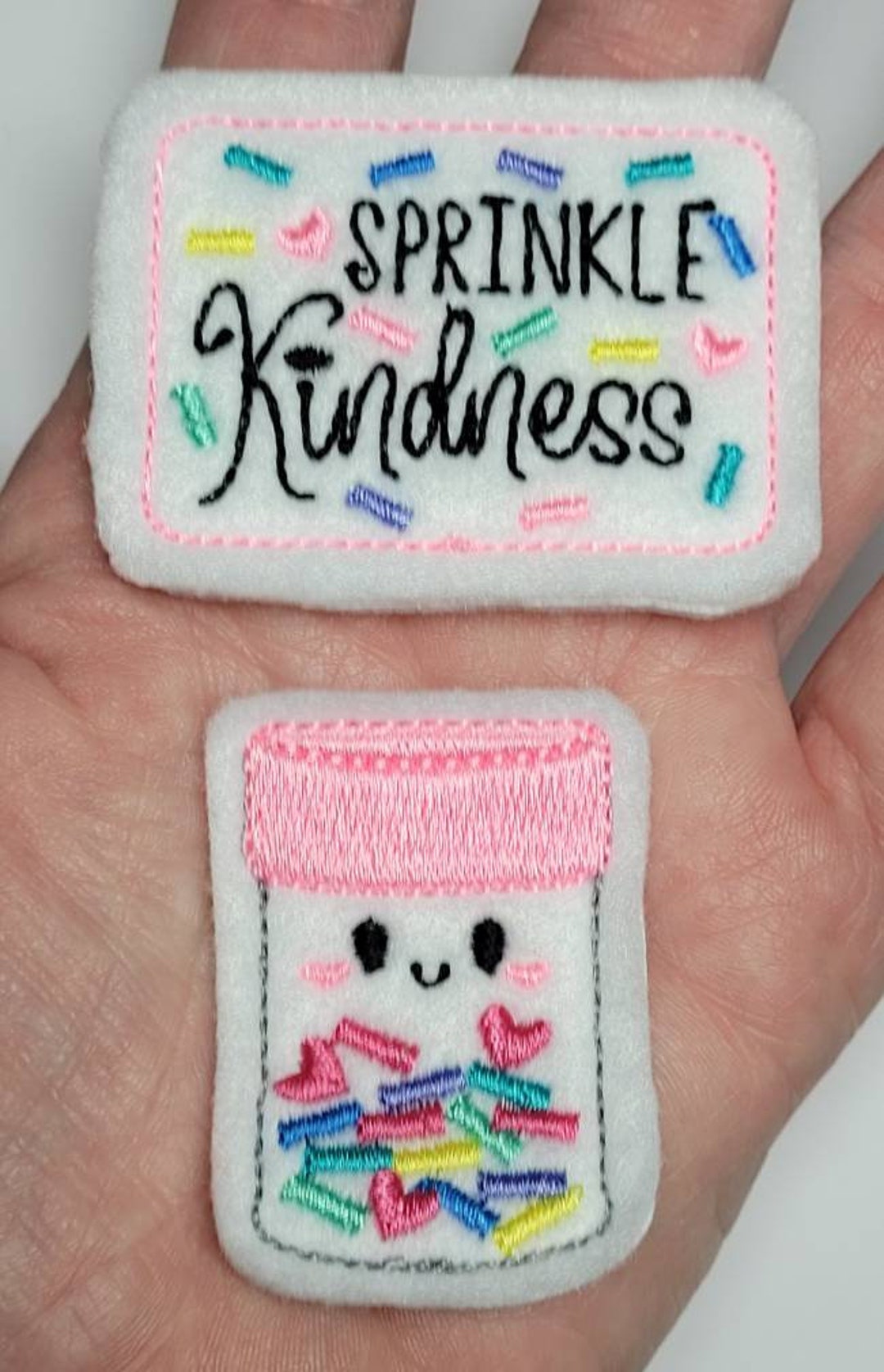 Sprinkle Kindness, Sprinkles Feltie Pair - Etsy