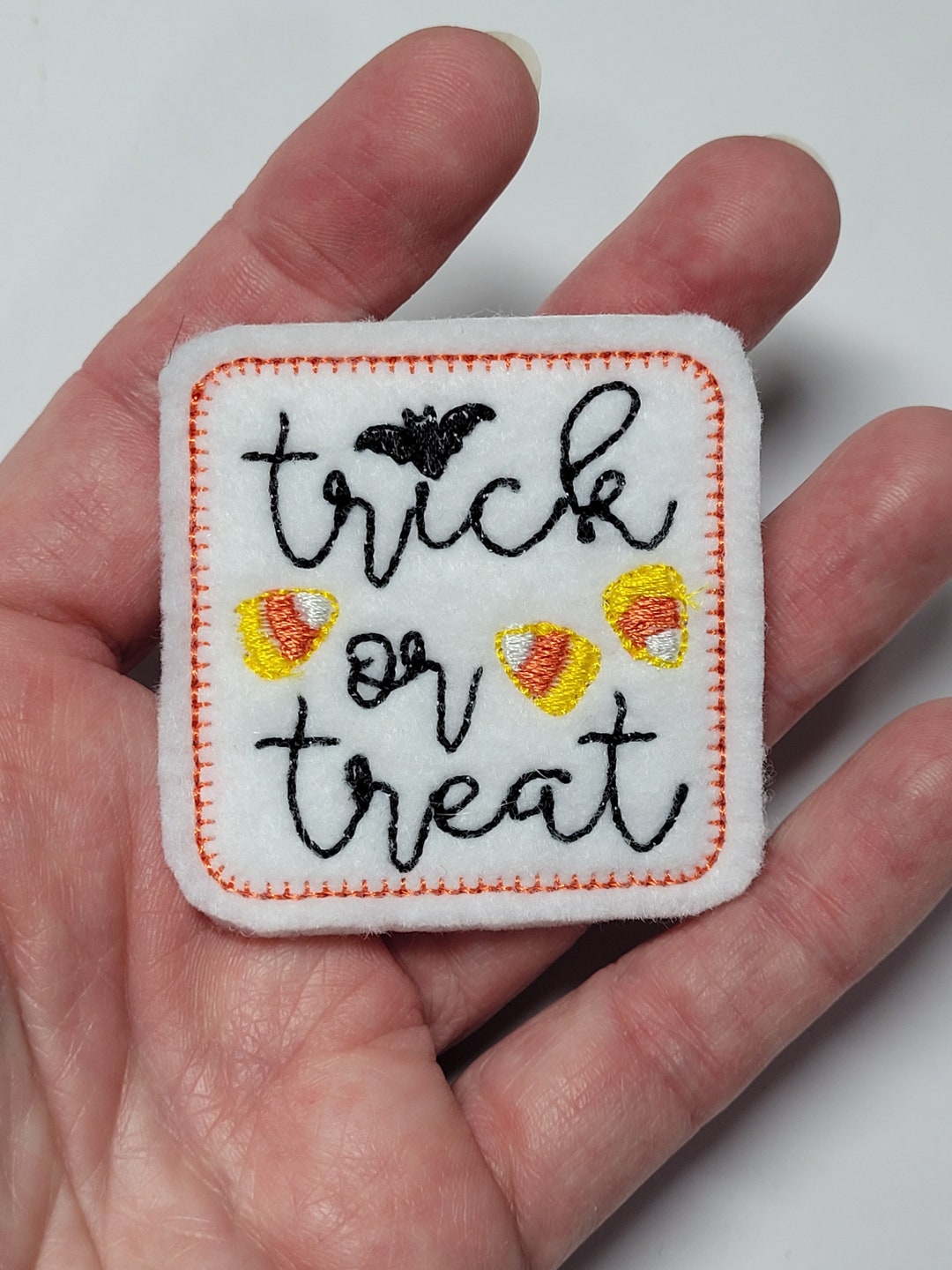 Halloween Feltie Pairs, TRICK or TREAT - Etsy