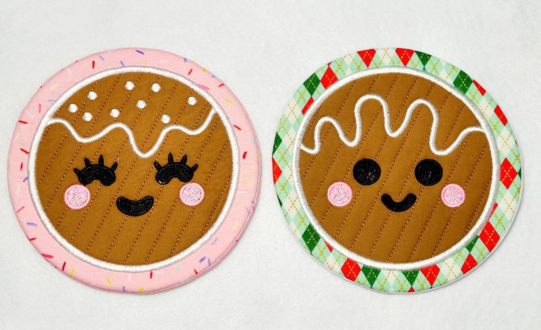 Gingerbread Cookie MUG RUG, Coaster, Hot Pad, Candle Mat - Etsy
