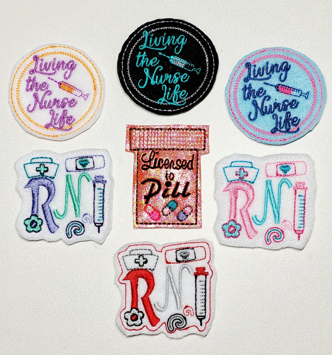 Medical NURSE Theme Feltie Pairs/ PERFECT FOR Badge Reel/planner Clip ...
