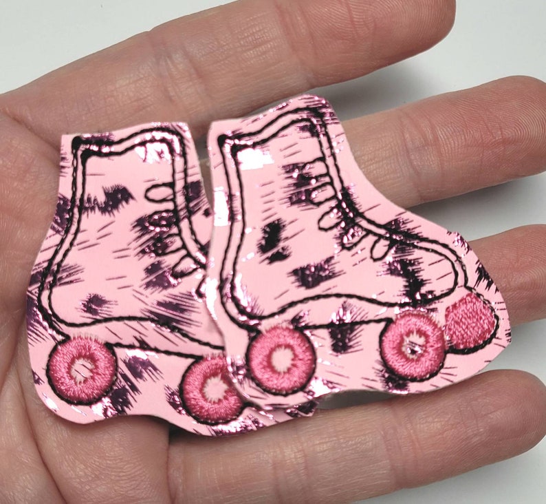 Felties - Roller Skate Feltie,for Badge Reel, Simple Feltie, Bow Center ...