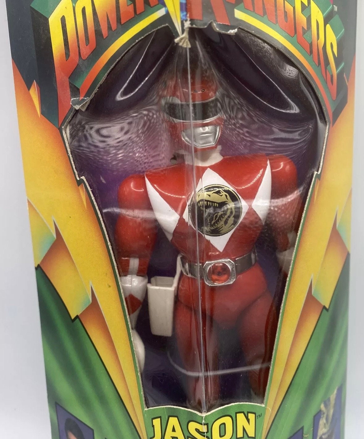 1993 Mighty Morphin Power Rangers Red Ranger Jason 8 Action Figure New ...