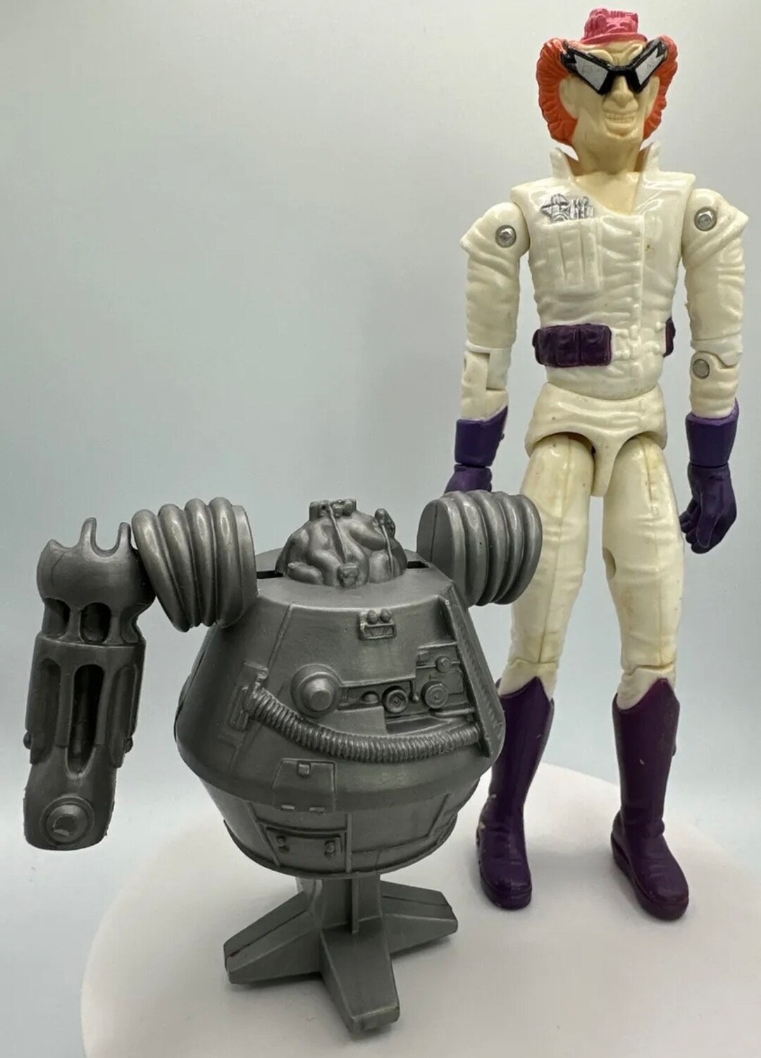 Vintage 1988 Hasbro Cops N Crooks Dr. Badvibes & Robot Action Figures ...