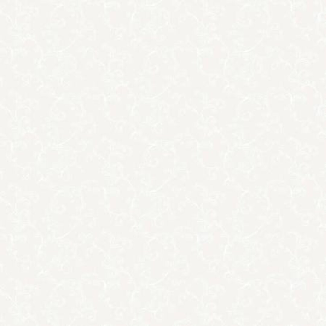 Essentials Basics White on White Filigree Fabric Yardage, Wilmington ...
