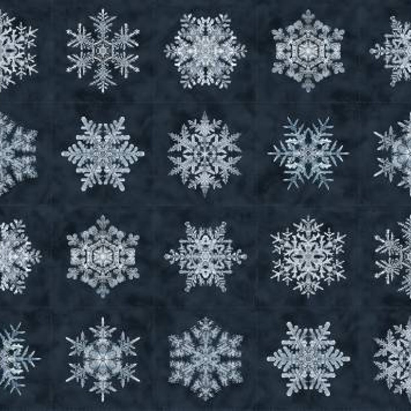 Snowflake Fabric - Etsy