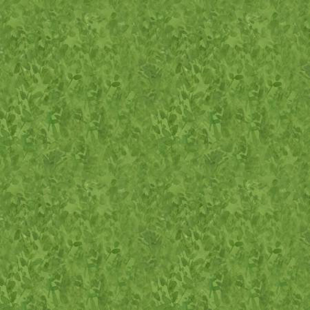 Blue Meadow Olive Digital Thicket Fabric Yardage, Clothworks, Sue ...