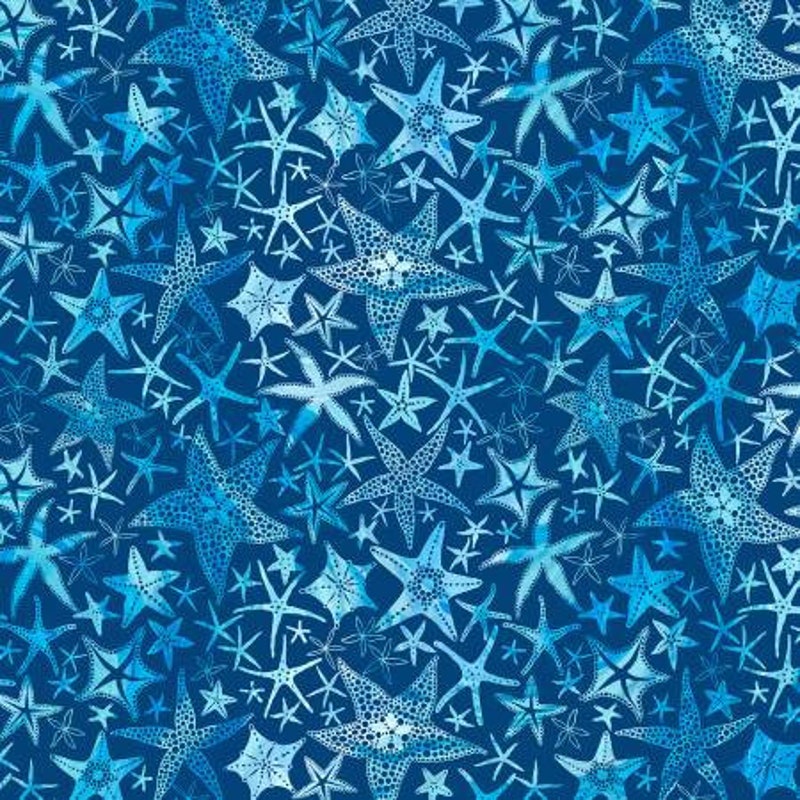 Starfish Fabric - Etsy