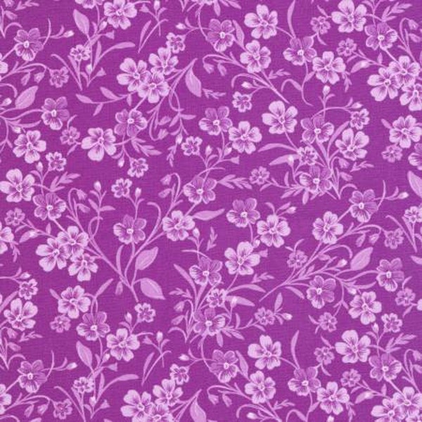 Violet Fabric Flower - Etsy