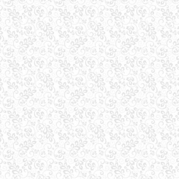 Wilmington White on White Scroll Fabric - Etsy