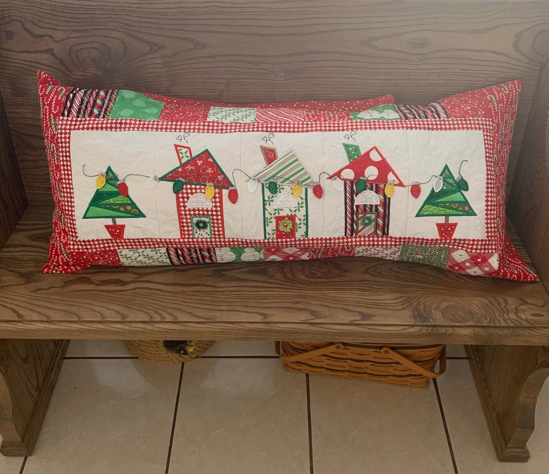 Christmas Bench Pillow - Etsy