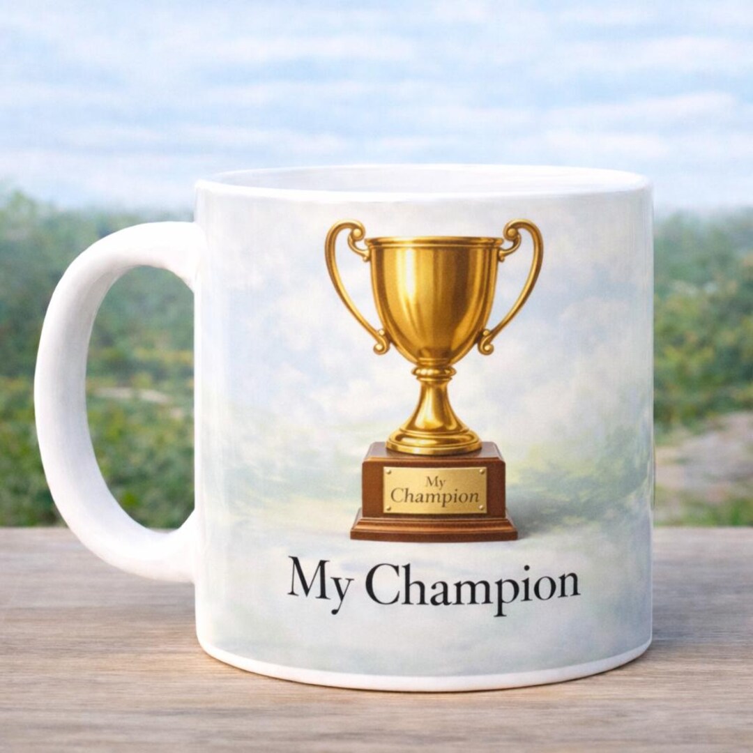 My Champion Mug – Trophy Coffee Cup, Inspirational Gift, Couple Gift ...