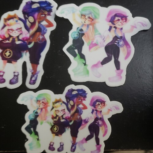 SPLATOON Squid Sisters off the Hook Callie Marie Pearl Marina - Etsy