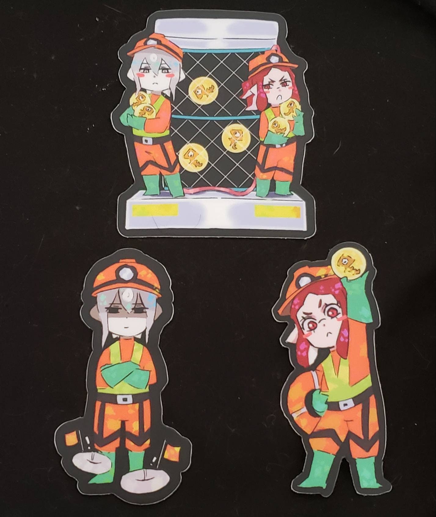 Splatoon Salmon Run Stickers - Etsy