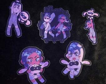 Splatoon Octo Expansion Stickers - Etsy