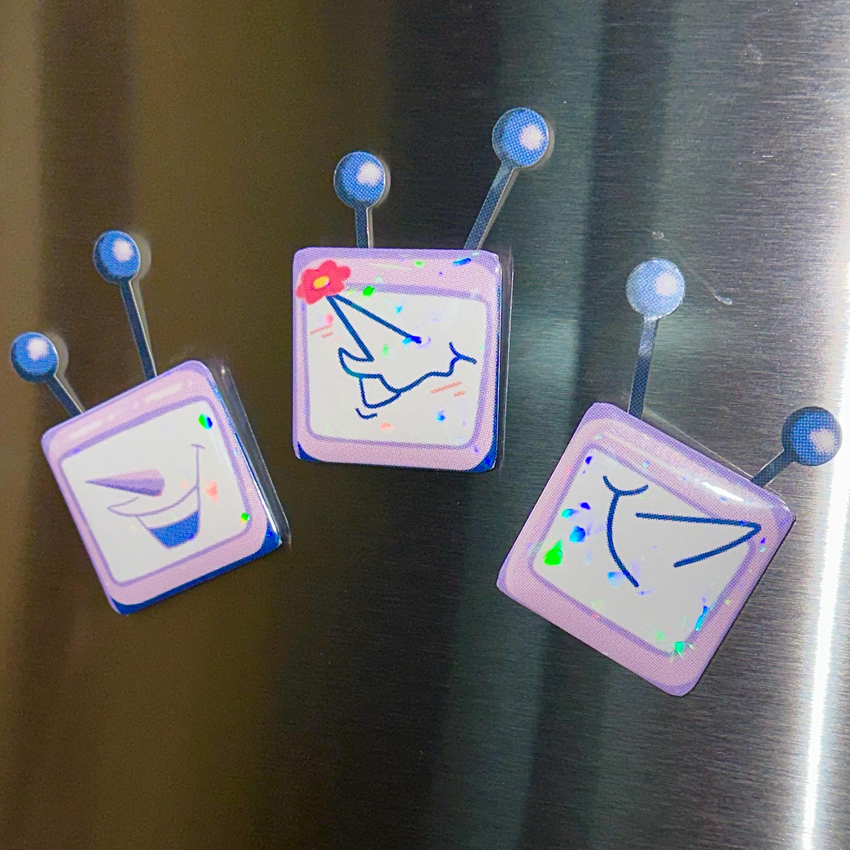 Deltarune: Mr. Ant Tenna Square Magnets and Buttons - Etsy