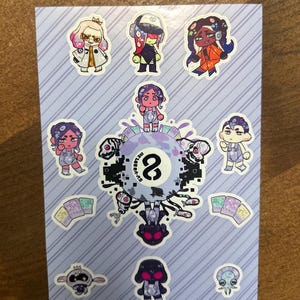 Splatoon Sticker Sheets - Etsy