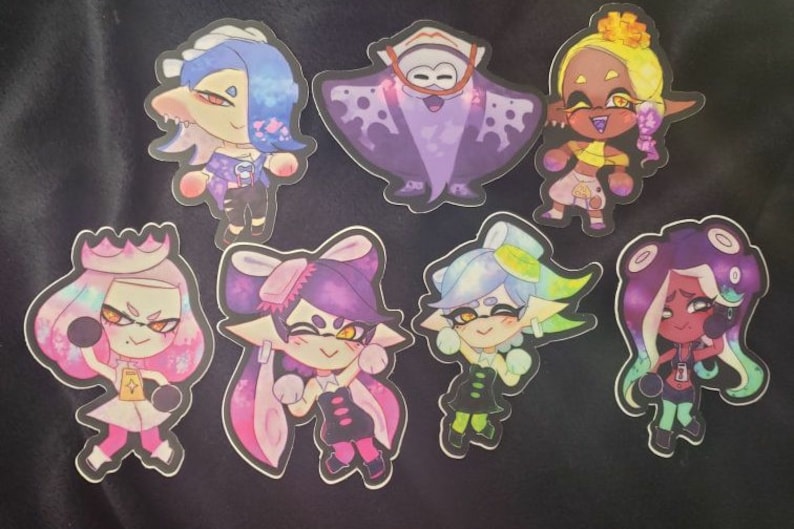 Splatoon 2 : Deep Cut Squid Sisters off the Hook Stickers - Etsy