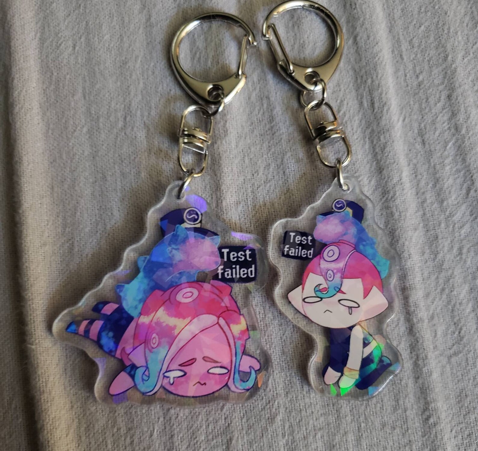 Splatoon Holographic Charms - Etsy