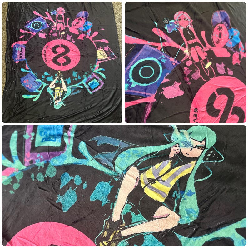 Splatoon Fleece Throw Blanket, 50x60 Inch, Cozy Gaming Blanket, Anime ...