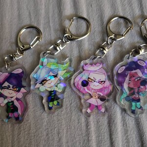 Splatoon Holographic Charms - Etsy