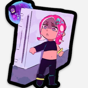 Splatoon Octo Expansion Stickers - Etsy