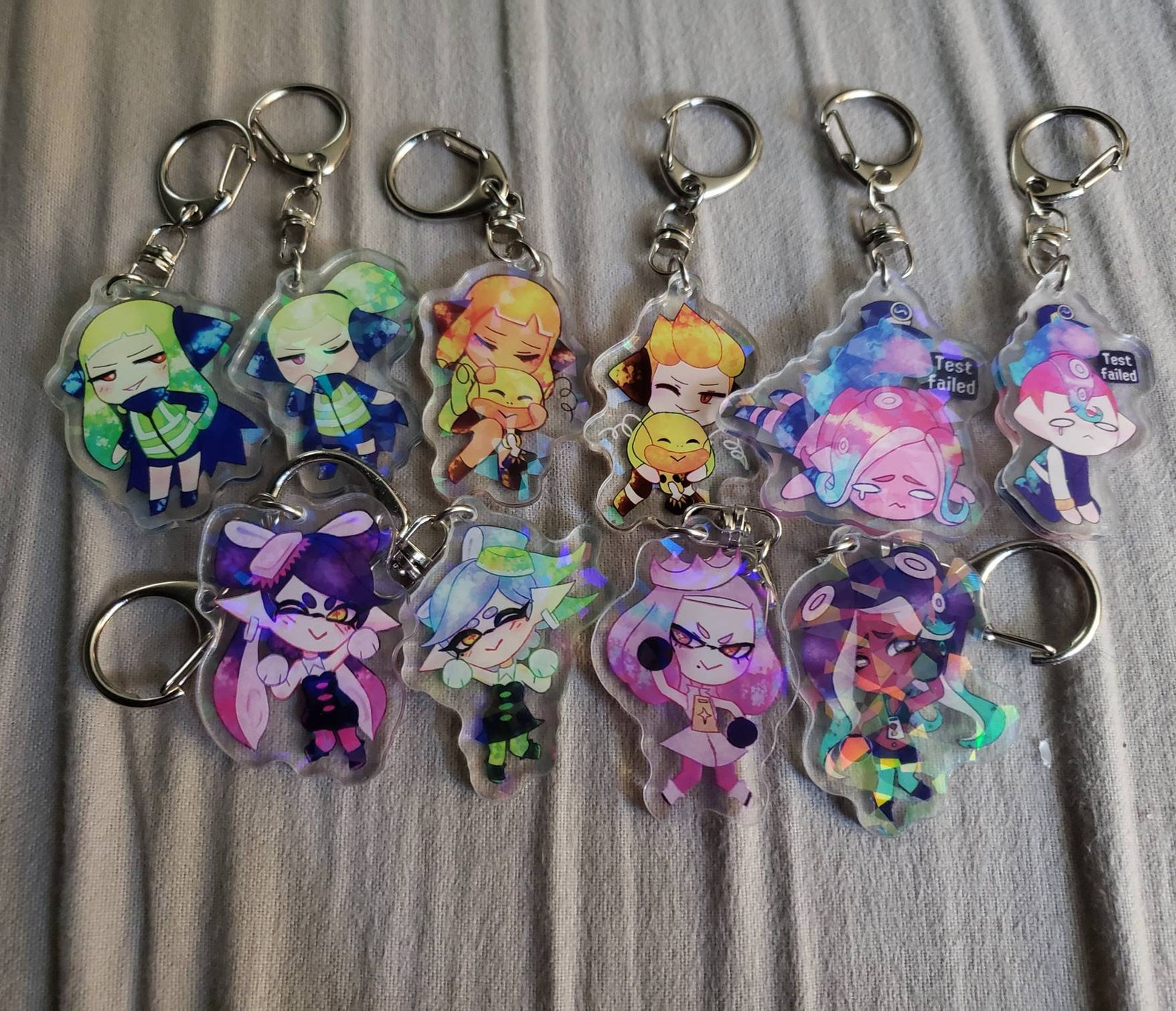 Splatoon Holographic Charms - Etsy