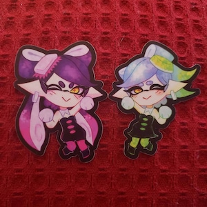 Splatoon 2 : Deep Cut, Squid Sisters, off the Hook Stickers - Etsy